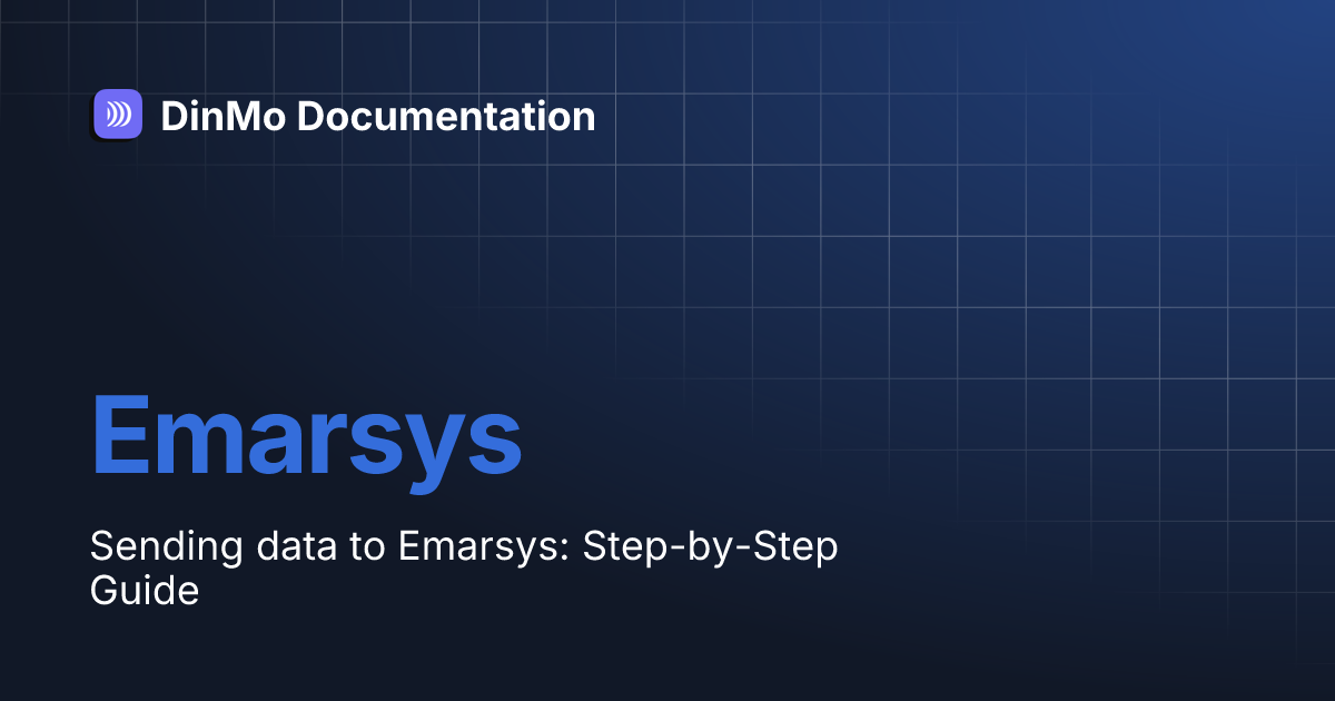 Emarsys | DinMo Documentation