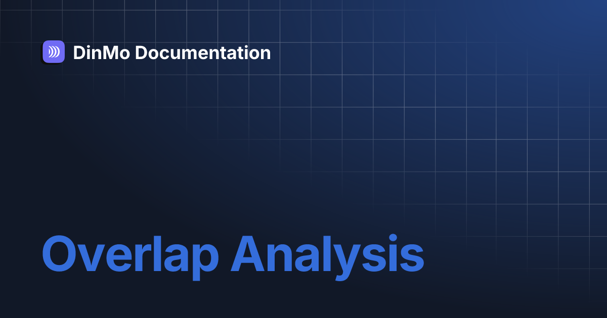 Overlap Analysis | DinMo Documentation
